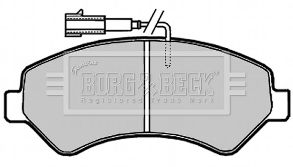 CAPSautomotive Brake Pad Set for Fiat_Psa 77364318 77364161 77364015 ...