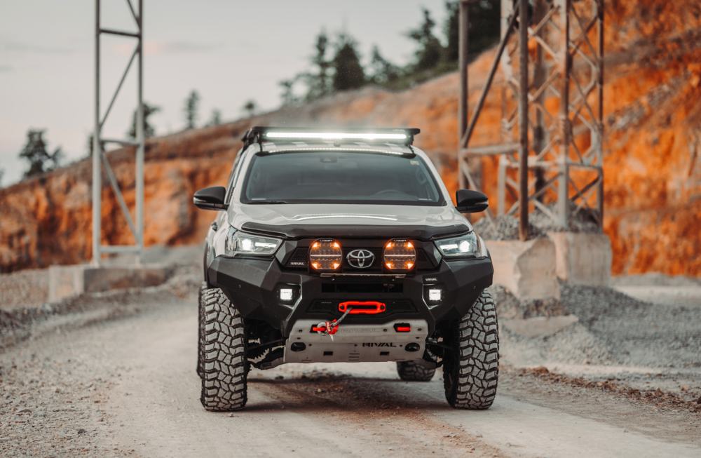 Rival Aluminium Front Bumper to suit Toyota Hilux 2021-on