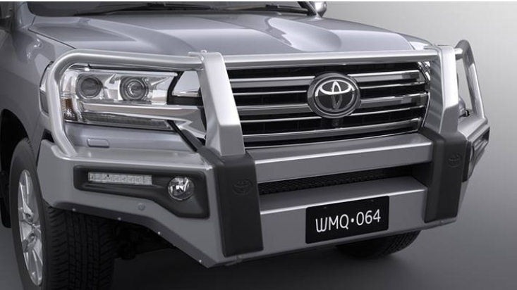 Genuine Toyota Land Cruiser Alloy Bull Bar Vdj200 2015 on Pzq29 for ...